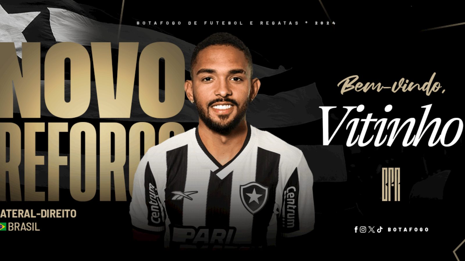 Quando Vitinho pode estrear pelo Botafogo? Descubra